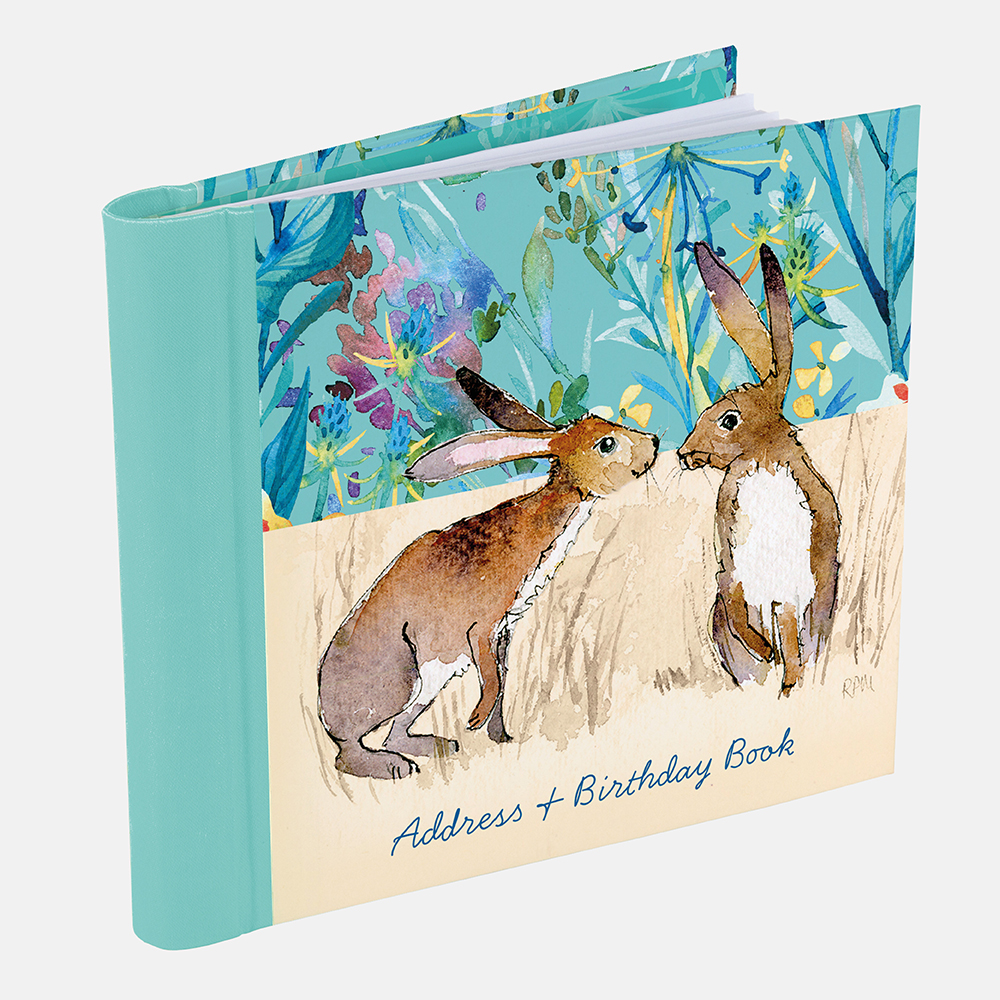 Address & Birthday Book - Kissing Hares | Wholesale Stationery