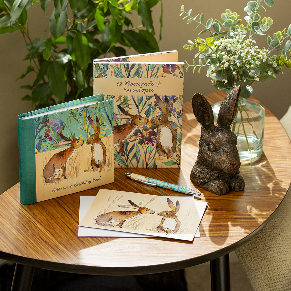 Address & Birthday Book - Kissing Hares | Wholesale Stationery