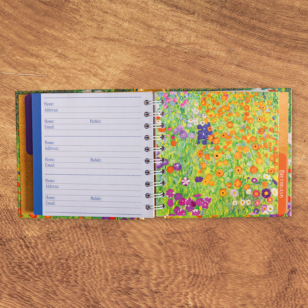 Address & Birthday Book - Klimt | Wholesale Stationery