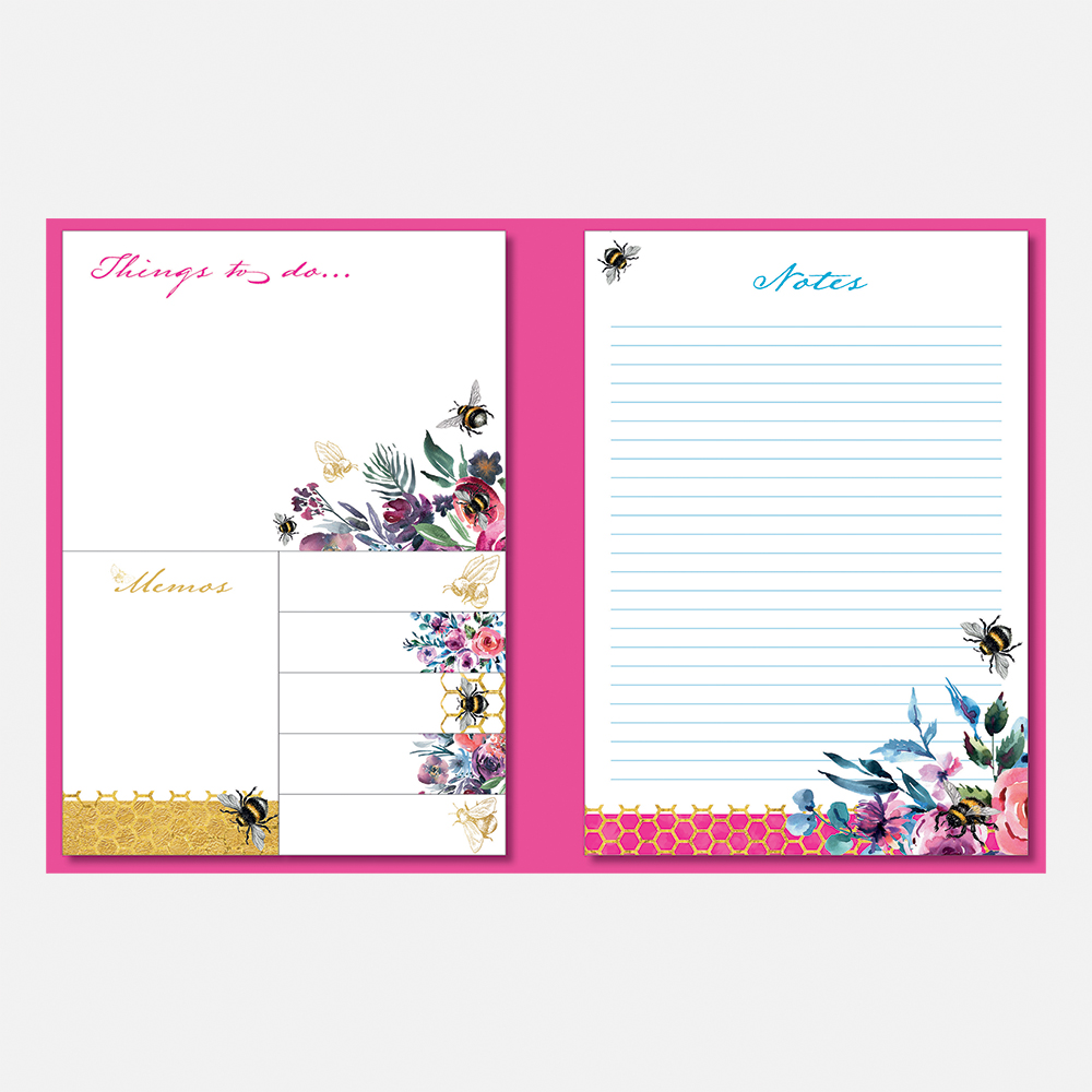 Sticky Notes Folder - Queen Bee | Wholesale Stationery