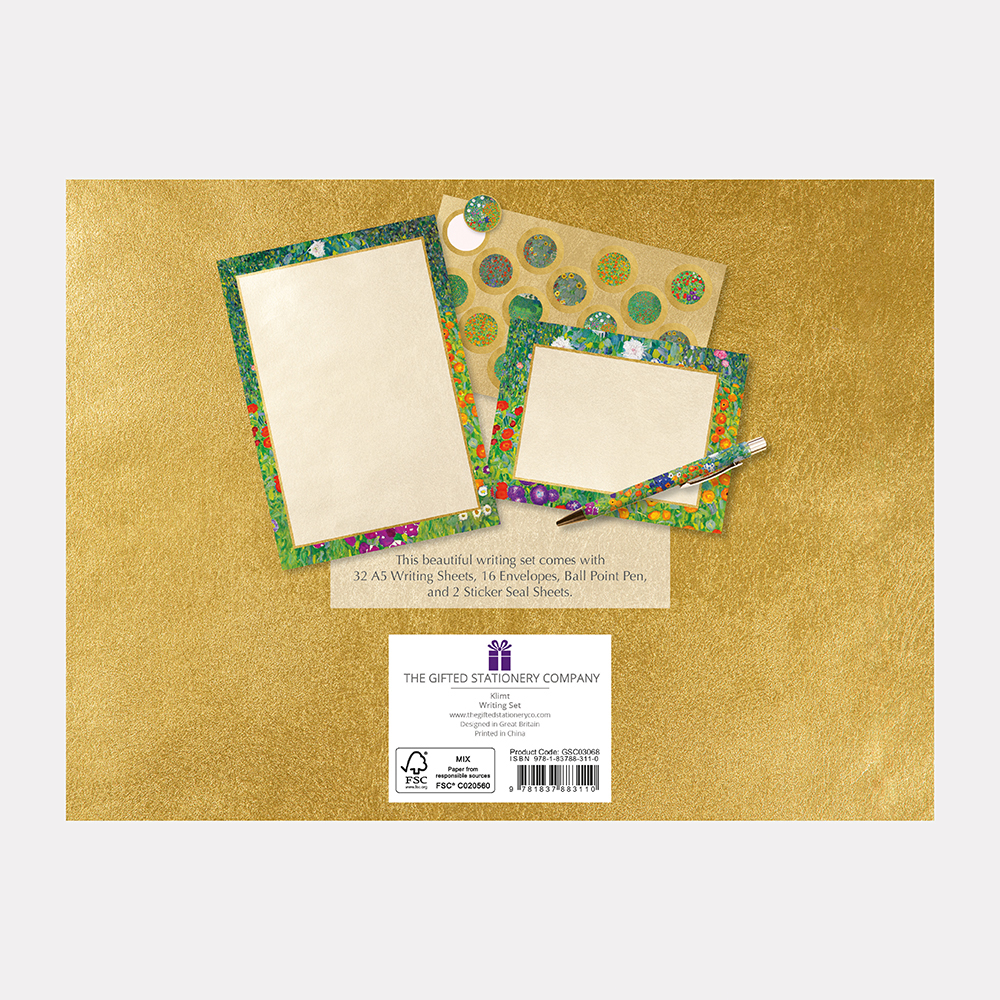 Writing Set - Klimt | Wholesale Stationery