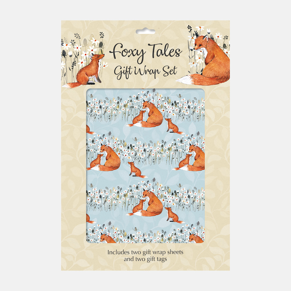 T Wrap Set Foxy Tales Wholesale Stationery