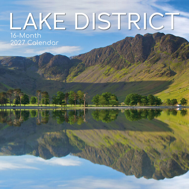 2027 Square Wall Calendar - Lake District | Wholesale Stationery