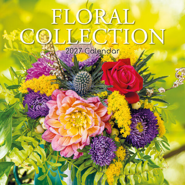 2027 Square Wall Calendar - Floral Collection | Wholesale Stationery