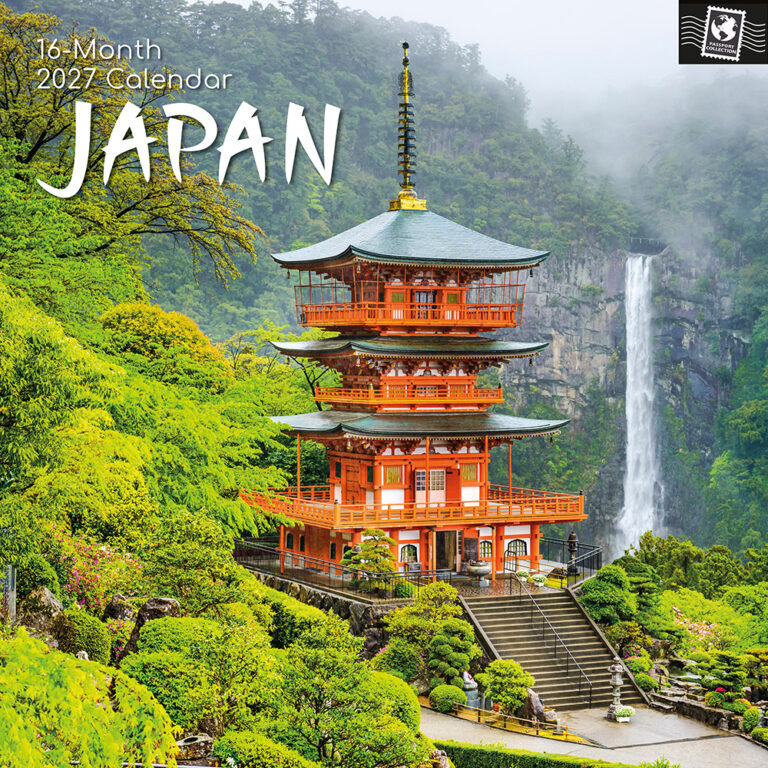 2027 Square Wall Calendar - Japan | Wholesale Stationery