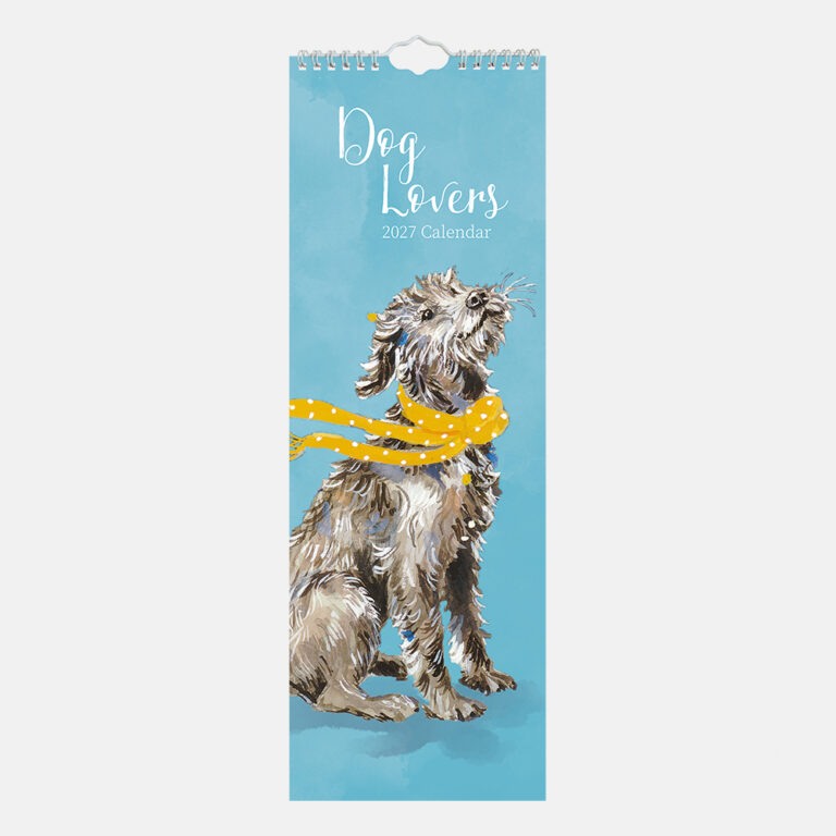 2027 Slimline Calendar - Dog Lovers | Wholesale Stationery