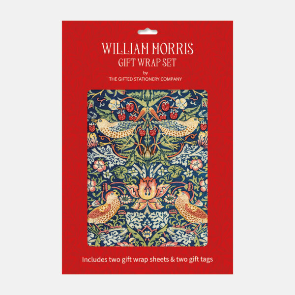 Gift Wrap Set - William Morris - Strawberry Thief | Wholesale Stationery